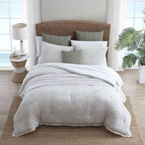 Tommy Bahama - King Comforter Set, Cotton Bedding with Matching Shams, All Season Home Decor (Abalone Beige, King)