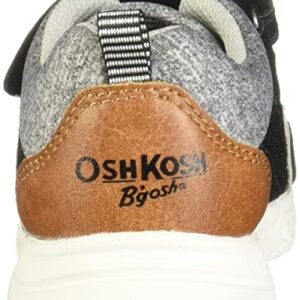 OshKosh B'Gosh Boy's EverPlay Bohemia Running Shoe, Black, 4 Toddler