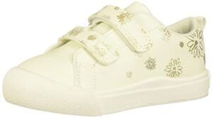 oshkosh b'gosh girls lucie sneaker, white, 8 toddler