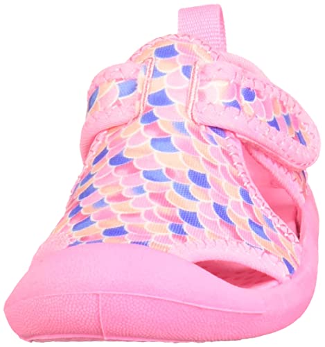 OshKosh B'Gosh Girls Aquatic Water Shoe Sport Sandal, Fuchsia/Multi, 9 Wide Toddler