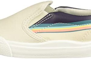 OshKosh B'Gosh boys Oatis Sneaker, White Multi, 8 Toddler US