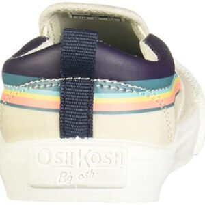 OshKosh B'Gosh boys Oatis Sneaker, White Multi, 8 Toddler US