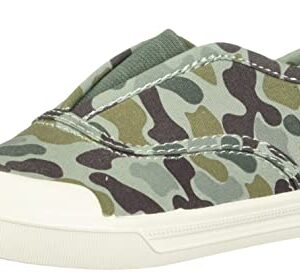 OshKosh B'Gosh Boy's Fishar Sneaker, Camo, 7 Toddler