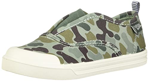 OshKosh B'Gosh Boy's Fishar Sneaker, Camo, 7 Toddler