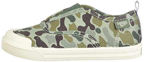 OshKosh B'Gosh Boy's Fishar Sneaker, Camo, 7 Toddler