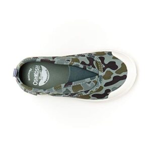 OshKosh B'Gosh Boy's Fishar Sneaker, Camo, 7 Toddler