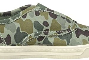 OshKosh B'Gosh Boy's Fishar Sneaker, Camo, 7 Toddler