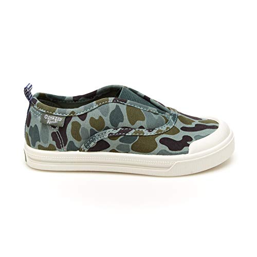 OshKosh B'Gosh Boy's Fishar Sneaker, Camo, 7 Toddler