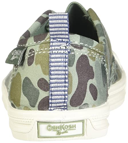 OshKosh B'Gosh Boy's Fishar Sneaker, Camo, 7 Toddler