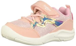 oshkosh b'gosh girls everplay wizard sneaker, light pink, 6 toddler