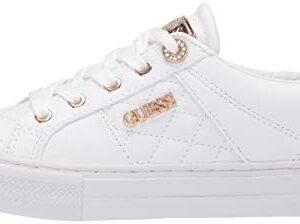 Guess Women's Loven Sneaker, White, 9