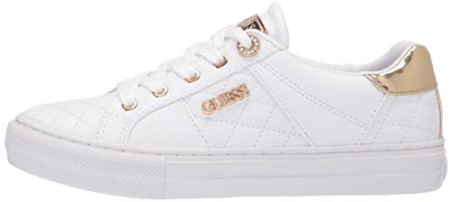 Guess Women's Loven Sneaker, White, 9