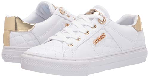 Guess Women's Loven Sneaker, White, 9