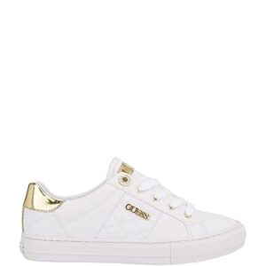 Guess Women's Loven Sneaker, White, 9