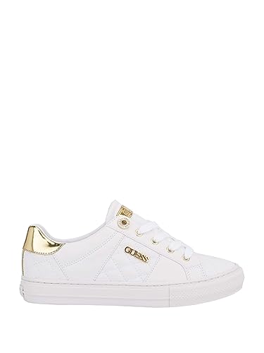 Guess Women's Loven Sneaker, White, 9