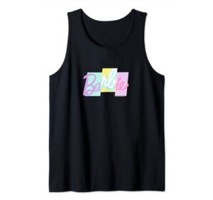 barbie panel logo tank top