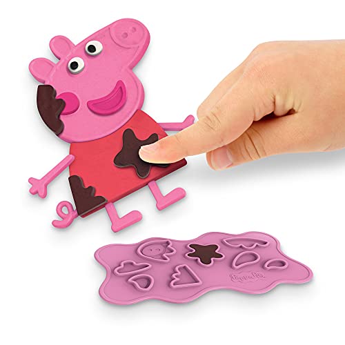 Play-Doh Peppa Pig Stylin' Set, Peppa Pig Playset with 9 Cans and 11 Tools, Peppa Pig Toys for 3 Year Old Girls and Boys and Up