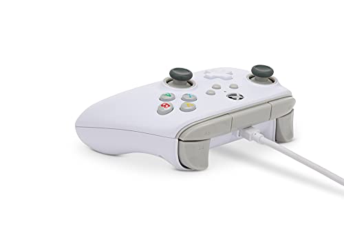 PowerA Wired Controller for Xbox Series X|S - White, gamepad, video game / gaming controller, works with Xbox One