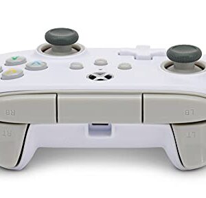 PowerA Wired Controller for Xbox Series X|S - White, gamepad, video game / gaming controller, works with Xbox One