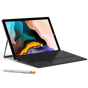 chuwi ubook x 12 inch touchscreen tablet pc bundled with keyboard and stylus pen, 8gb ram 256gb ssd, 2160x1440 pixels display, intel n4120 quad core processor, type-c dual wi-fi, windows 11 - gray