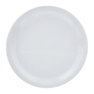 AmazonCommercial Melamine Oval Plate, 6 Piece Set, 6.5 Inch, White