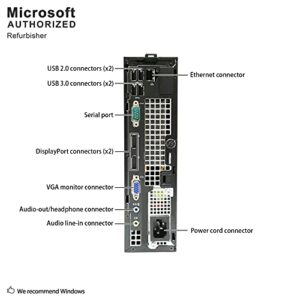 Dell Optiplex 9020 USFF Desktop Computer - Intel i5-4570S Upto 3.6GHz, HD Graphics 4600 4K Support, 16GB RAM, 512GB SSD, DisplayPort, HDMI, DVD, AC Wi-Fi, Bluetooth, TDL - Windows 10 Pro (RENEWED)