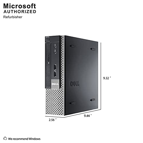 Dell Optiplex 9020 USFF Desktop Computer - Intel i5-4570S Upto 3.6GHz, HD Graphics 4600 4K Support, 16GB RAM, 512GB SSD, DisplayPort, HDMI, DVD, AC Wi-Fi, Bluetooth, TDL - Windows 10 Pro (RENEWED)