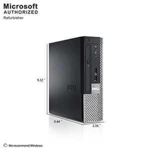 Dell Optiplex 9020 USFF Desktop Computer - Intel i5-4570S Upto 3.6GHz, HD Graphics 4600 4K Support, 16GB RAM, 512GB SSD, DisplayPort, HDMI, DVD, AC Wi-Fi, Bluetooth, TDL - Windows 10 Pro (RENEWED)