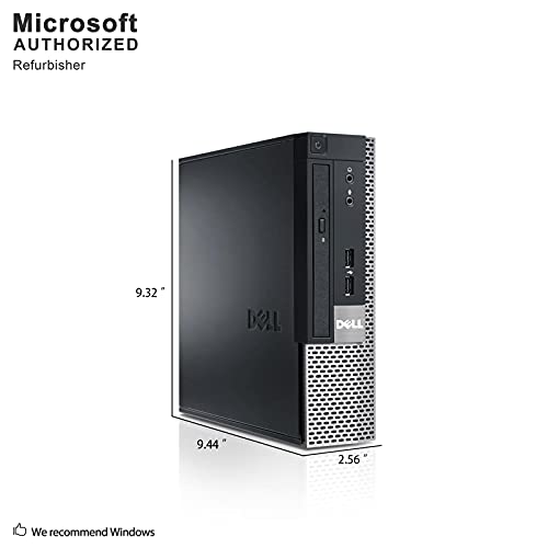 Dell Optiplex 9020 USFF Desktop Computer - Intel i5-4570S Upto 3.6GHz, HD Graphics 4600 4K Support, 16GB RAM, 512GB SSD, DisplayPort, HDMI, DVD, AC Wi-Fi, Bluetooth, TDL - Windows 10 Pro (RENEWED)