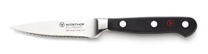 wüsthof classic paring knife, 3.5-inch, serrated