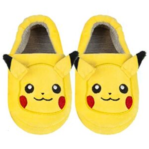 Pokemon Pikachu Slippers for Boys and Girls 3D Character Kid's Footwear 30 EU Yellow