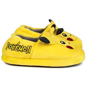 Pokemon Pikachu Slippers for Boys and Girls 3D Character Kid's Footwear 30 EU Yellow