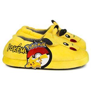 Pokemon Pikachu Slippers for Boys and Girls 3D Character Kid's Footwear 30 EU Yellow