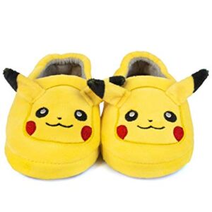 Pokemon Pikachu Slippers for Boys and Girls 3D Character Kid's Footwear 30 EU Yellow