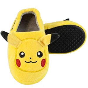 Pokemon Pikachu Slippers for Boys and Girls 3D Character Kid's Footwear 30 EU Yellow