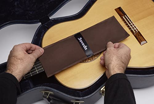 Boveda Large Starter Kit for Music: 2 Double Fabric Holders – 4 Standard Size 49% RH Boveda For a Wooden Instrument – Improves Efficiency of Boveda Two-Way Humidity Control In an Instrument Case