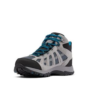 columbia men's redmond iii mid waterproof hiking shoe, graphite/black, 10.5 wide