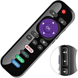 Gvirtue Universal Remote Control RC280 RC282 Replacement for All TCL Roku Smart 4K UHD LED QLED TV with Netflix Sling Hulu Vudu Button