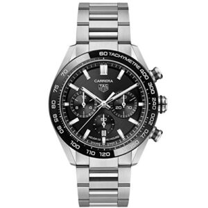 tag heuer carrera automatic chronograph - diameter 44 mm cbn2a1b.ba0643