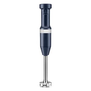 kitchenaid variable speed corded hand blender - khbv53, ink blue