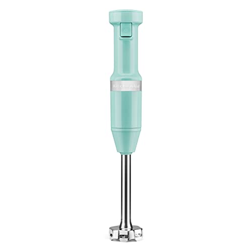 KitchenAid Variable Speed Corded Hand Blender - KHBV53, Ice Blue, 8 in