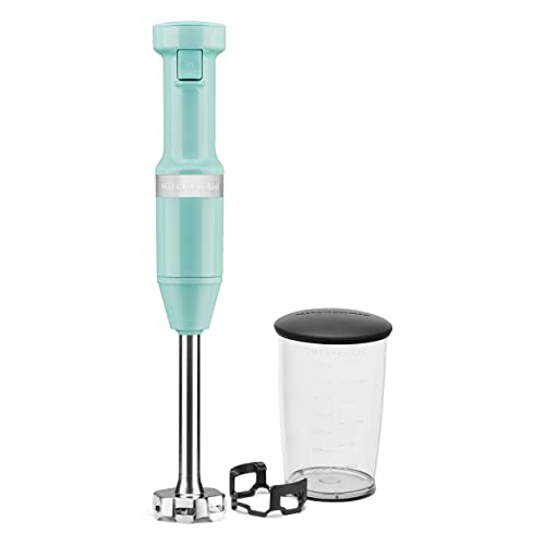 KitchenAid Variable Speed Corded Hand Blender - KHBV53, Ice Blue, 8 in