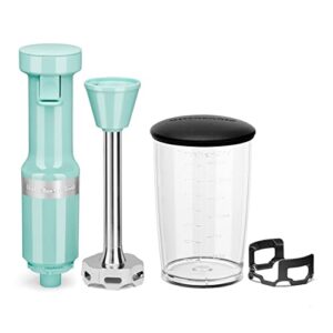 KitchenAid Variable Speed Corded Hand Blender - KHBV53, Ice Blue, 8 in