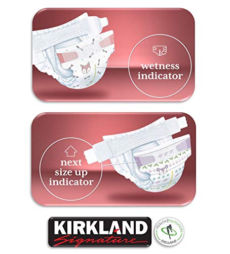 Kirkland Signature Diapers Size 1 (Up to 14 Pounds) 192 Count W/ Exclusive Health and Outdoors Wipes