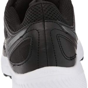 Saucony Men's Core Cohesion 14 Road Running Shoe, Black/White, 11.5 Wide