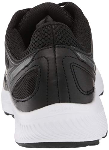 Saucony Men's Core Cohesion 14 Road Running Shoe, Black/White, 11.5 Wide