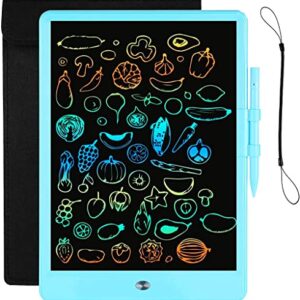 LCD Writing Tablet Drawing Tablets for Kids 10Inch with Protect Bag,LEYAOYAO Colorful Screen Drawing Board Doodle Scribbler Pad Learning Educational Toy - Gift for 3-6 Years Old Boy Girl (Blue)