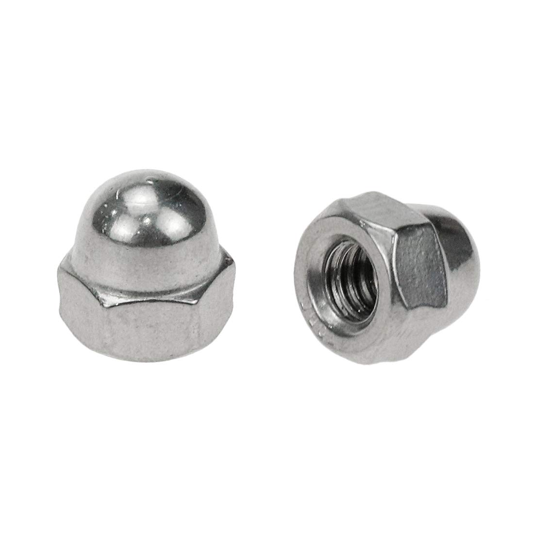 Coshar 1/4-20 Acorn Cap Nuts Hex Nut, 18-8 304 Stainless Steel,Plain Finish, 20 pcs