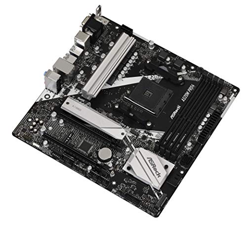 ASRock A520M Pro4 AMD Ryzen 3000/4000 Series (Soket AM4) Compatible with A520 Chipset, Micro ATX Motherboard [Domestic Authorized Dealer Product]