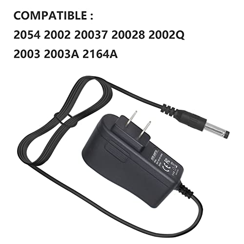 Power Cord for Bissell Pet Stain Eraser Cordless Handheld Portable Cleaner Vacuum 1611736 Bissell Charger 1611736 161-1736 Pet Stain Eraser 2054 2002 20037 20028 2002Q 2003 2003A 2164A Power Supply